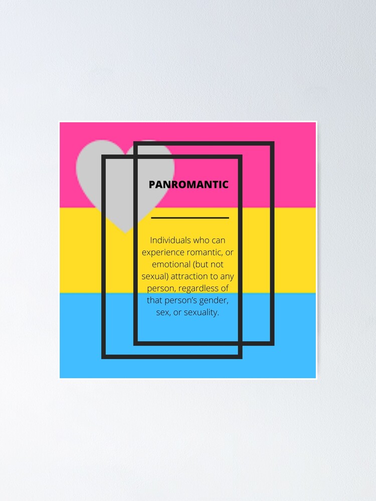 "LQBTQIA+ definition graphic - PANROMANTIC" Poster by thesassypanda ...