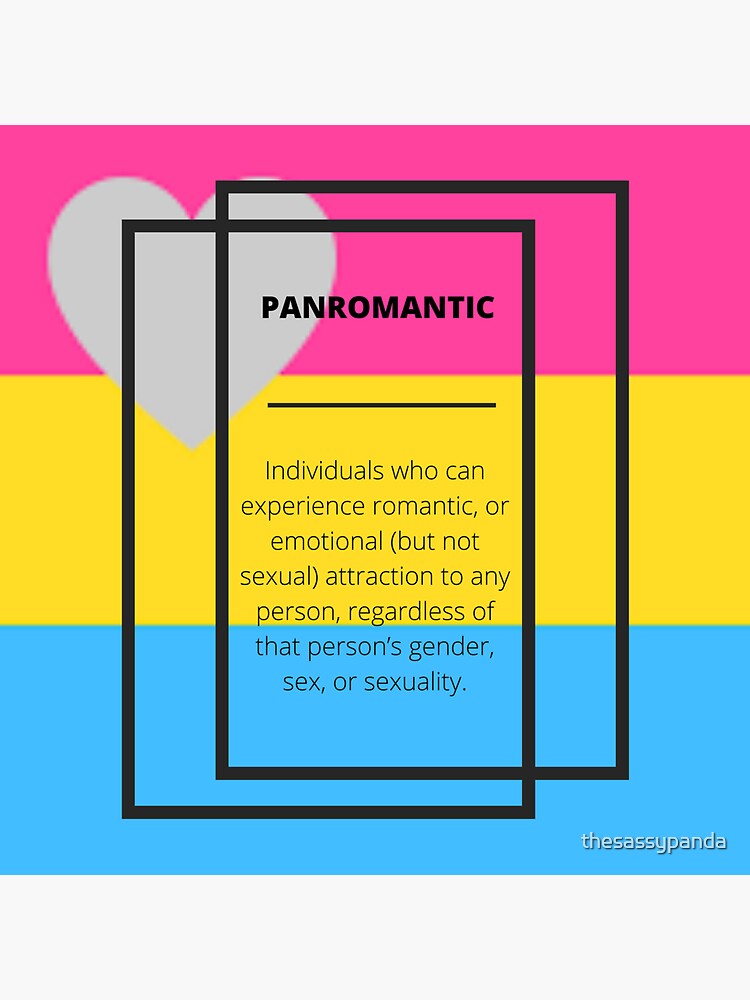 "LQBTQIA+ definition graphic - PANROMANTIC" Sticker by thesassypanda ...
