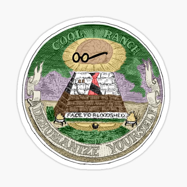 "Cool Ranch" Sticker for Sale by ScrapBrain | Redbubble