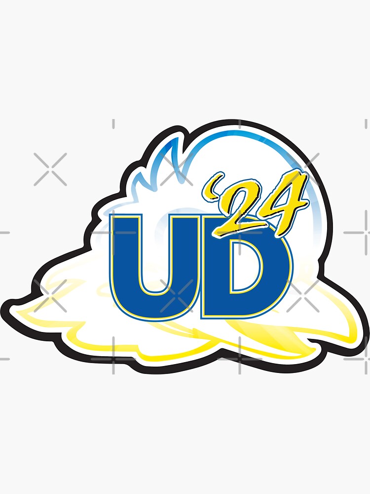 "University of Delaware UD '24 Logo - Hen Outline 2" Sticker for Sale ...