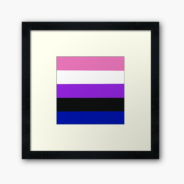 Gender Fluid Flag Wall Art | Redbubble