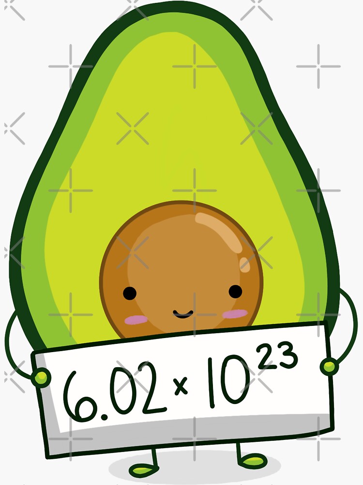 ""Avocado's" Number" Sticker for Sale by CaliCrafts | Redbubble