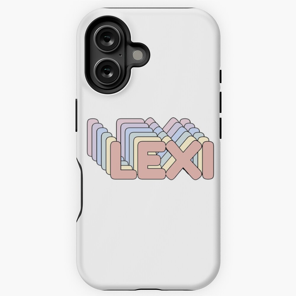"Lexi Name " Sticker for Sale by ashleymanheim | Redbubble