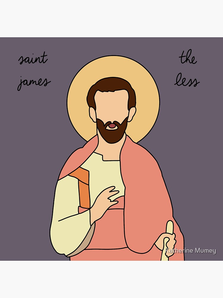"Saint James the Less" Sticker for Sale by Katemumey | Redbubble