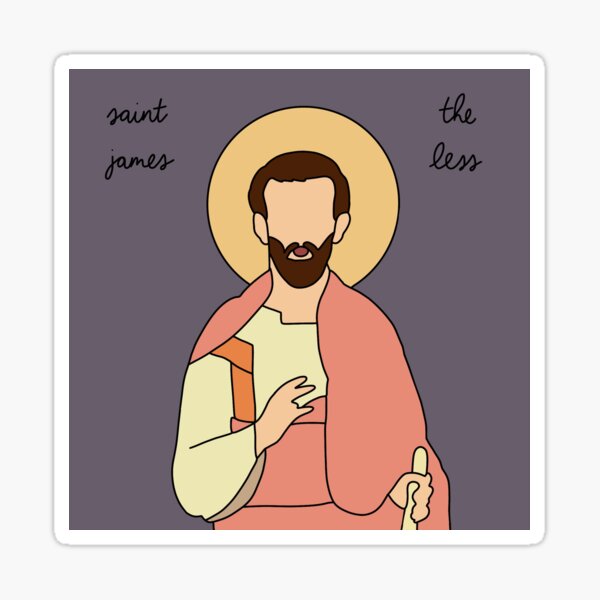"Saint James the Less" Sticker for Sale by Katemumey | Redbubble