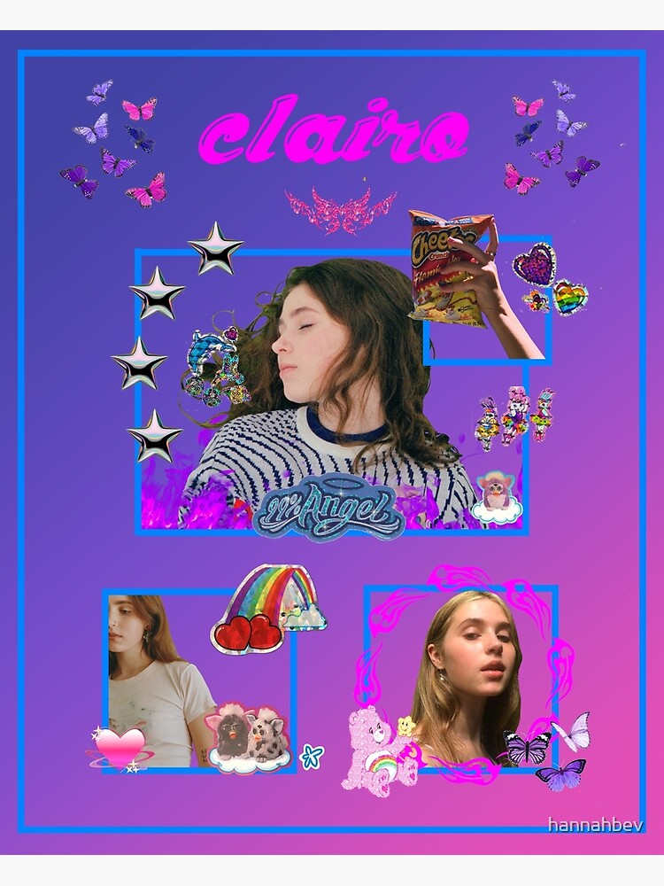 "Clairo" Poster for Sale by hannahbev | Redbubble