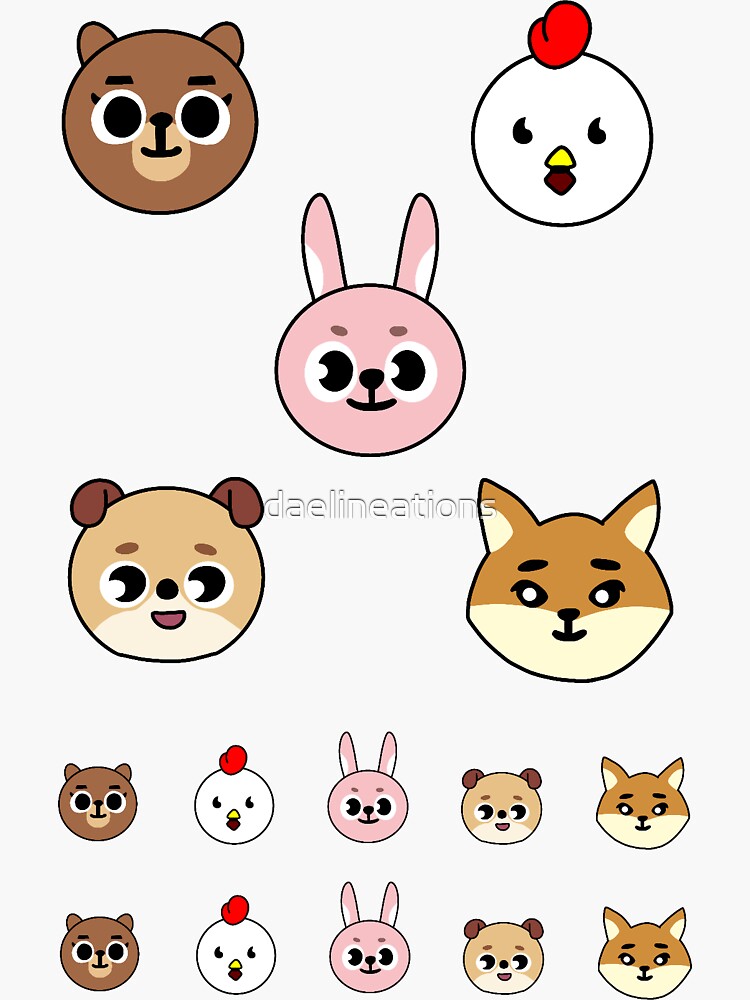 "DENIMALZ STICKERS" Sticker for Sale by daelineations | Redbubble