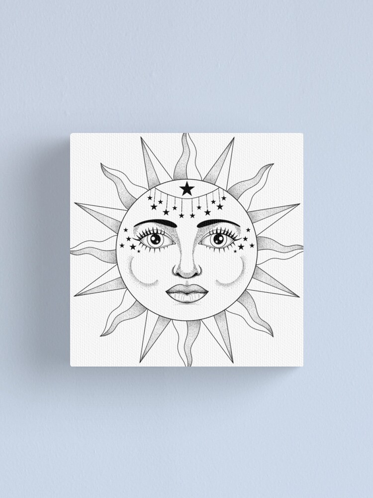 "The Sun in Splendour With A Vintage Look " Canvas Print by TheLunarR ...