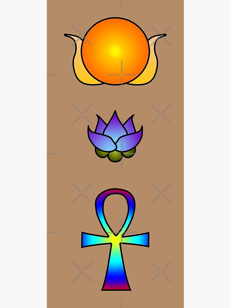 "3 Sigils of Isis" Poster for Sale by notanangel81 | Redbubble