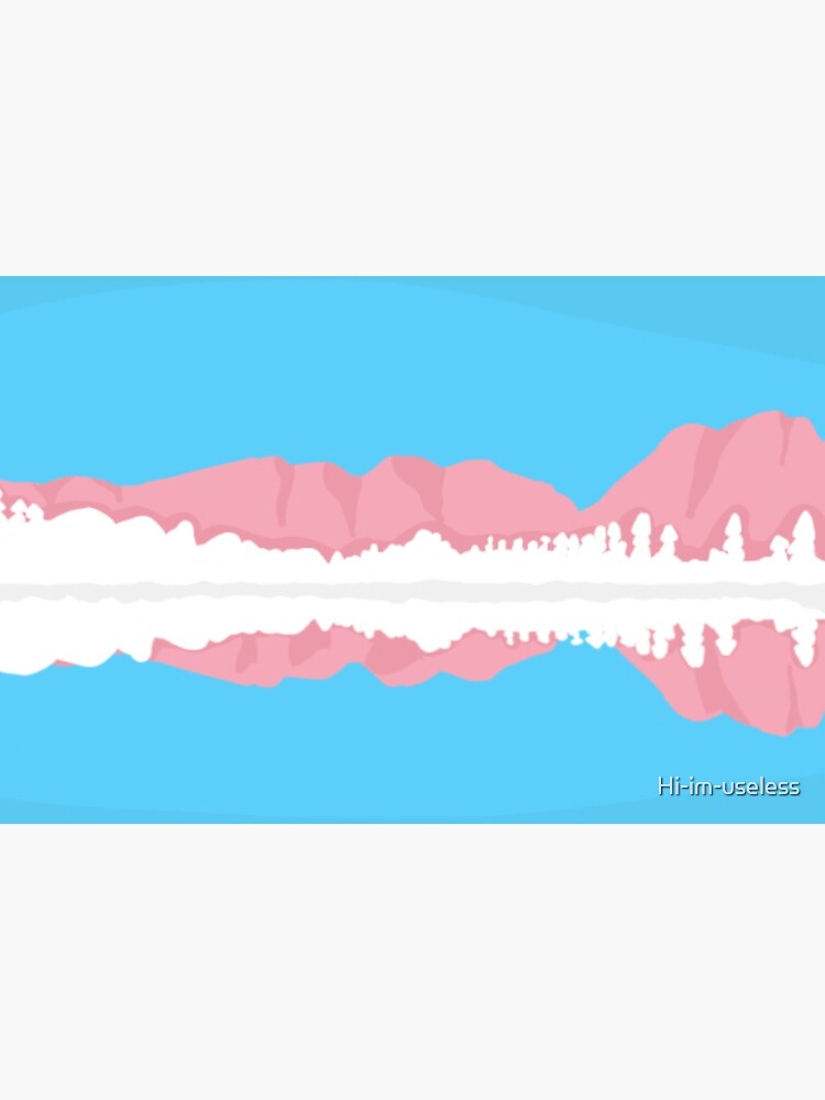 "Nature themed transgender pride flag" Poster by Hi-im-useless | Redbubble