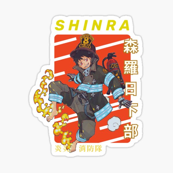 Fire Force Shinra Mom Stickers | Redbubble