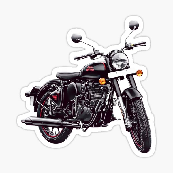 "Royal Enfield Classic" Sticker for Sale by WorldEngine | Redbubble