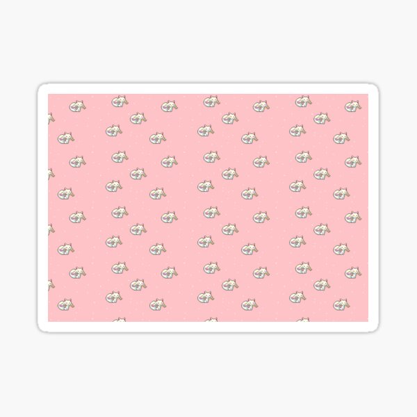 Cute Pink Pixel Kyubey Sticker By Highwaystr Redbubble