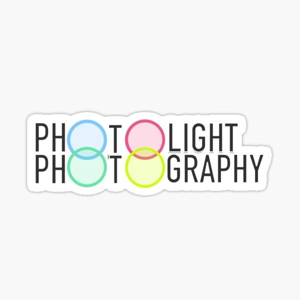 "Photolight Photography Logo" Sticker by Halkiasarts | Redbubble