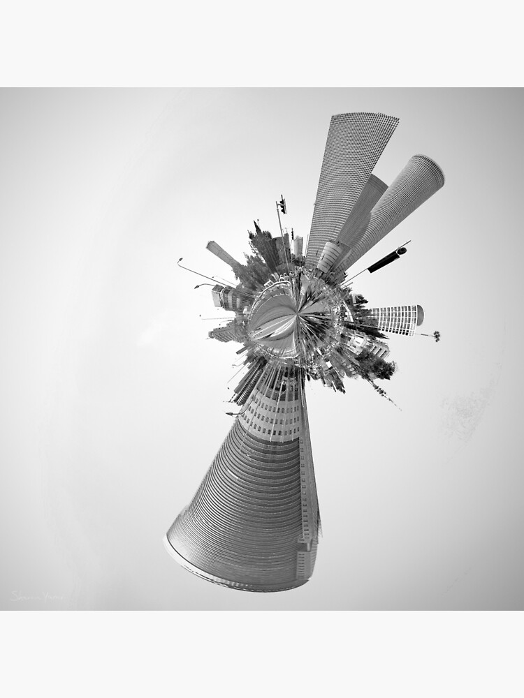 Póster «Azrieli Center Towers in a star, Tel Aviv, Israel» de ...