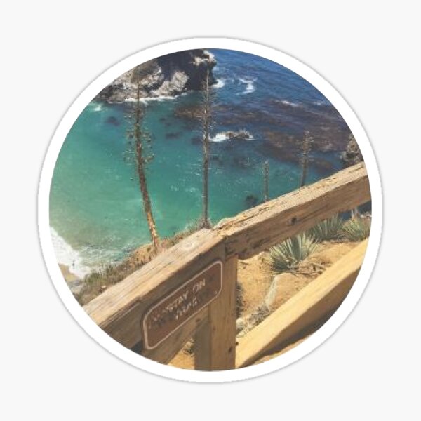 "California Vintage Beach" Sticker by aligz334 | Redbubble
