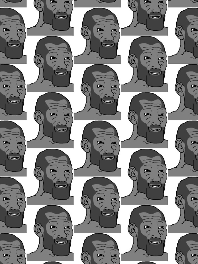 "Gigachad Wojak Meme" iPhone Case for Sale by shitpostanon | Redbubble