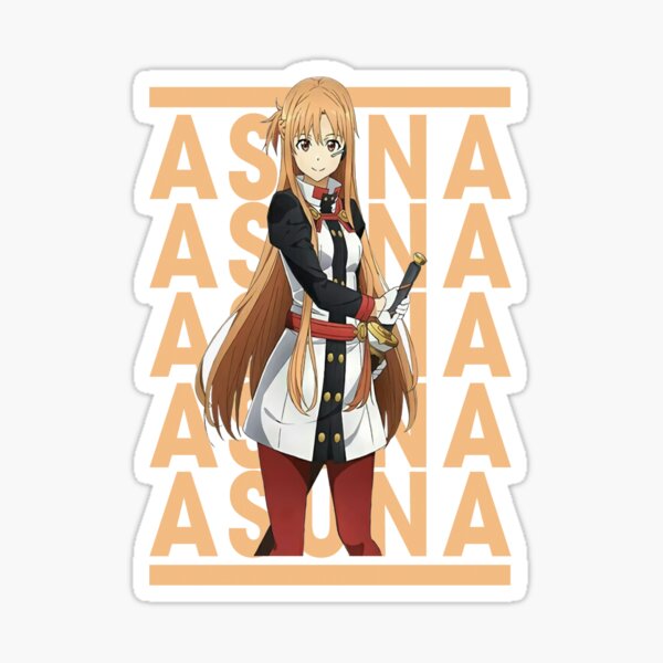 "Asuna Anime Sword Art Online" Sticker for Sale by Anime303SL | Redbubble