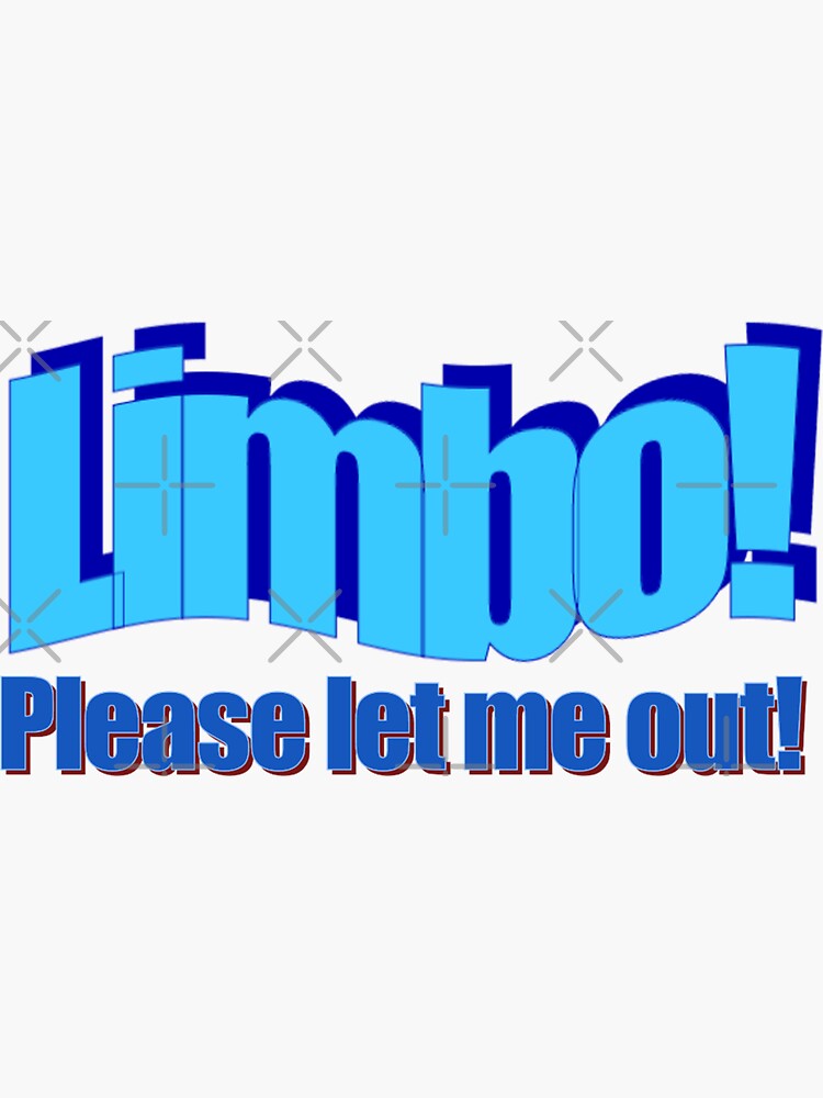 "Limbo!" Sticker for Sale by Tedivision | Redbubble