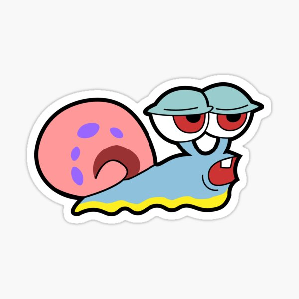 "Gary The Snail" Sticker for Sale by Cartoonchild | Redbubble