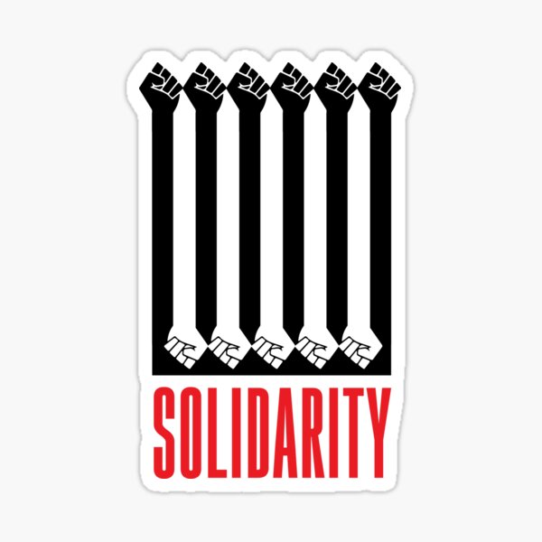 Solidarity Fist Stickers | Redbubble