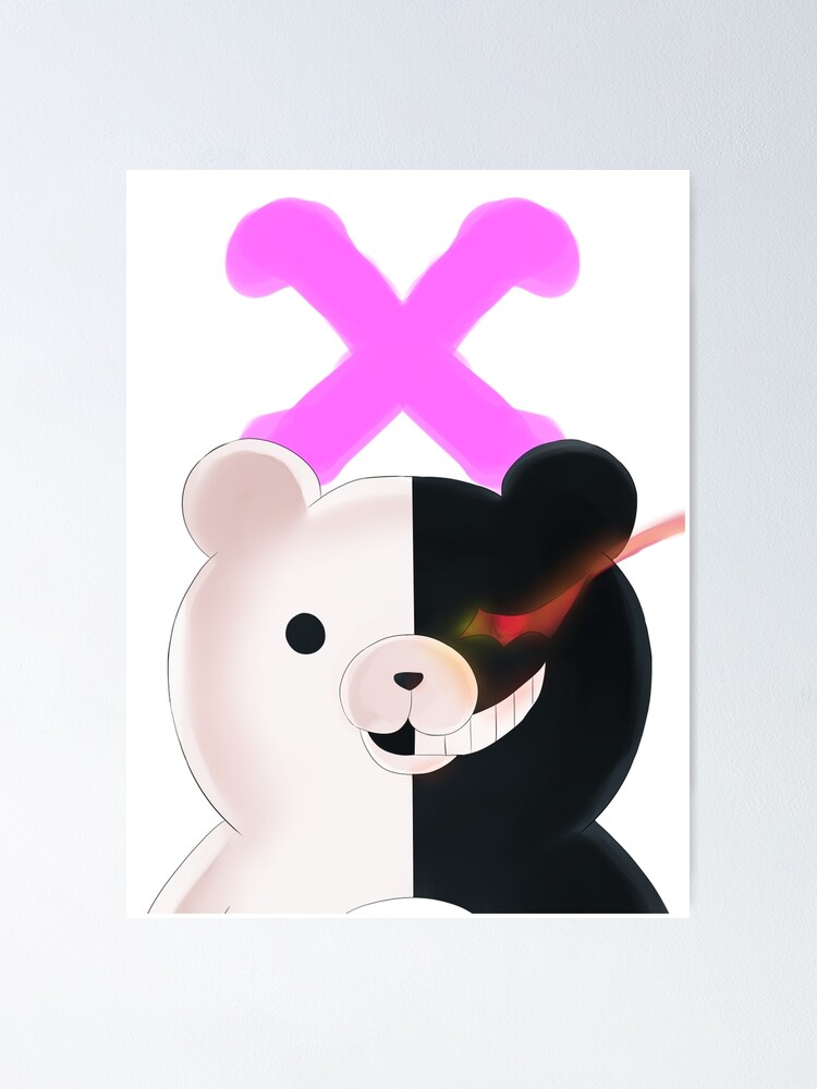"Dangan Ronpa - MONOKUMA" Poster for Sale by Magibubble | Redbubble