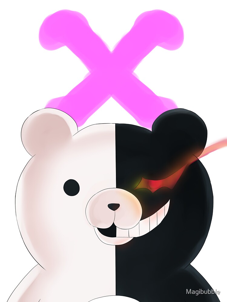 "Dangan Ronpa - MONOKUMA" Sticker by Magibubble | Redbubble