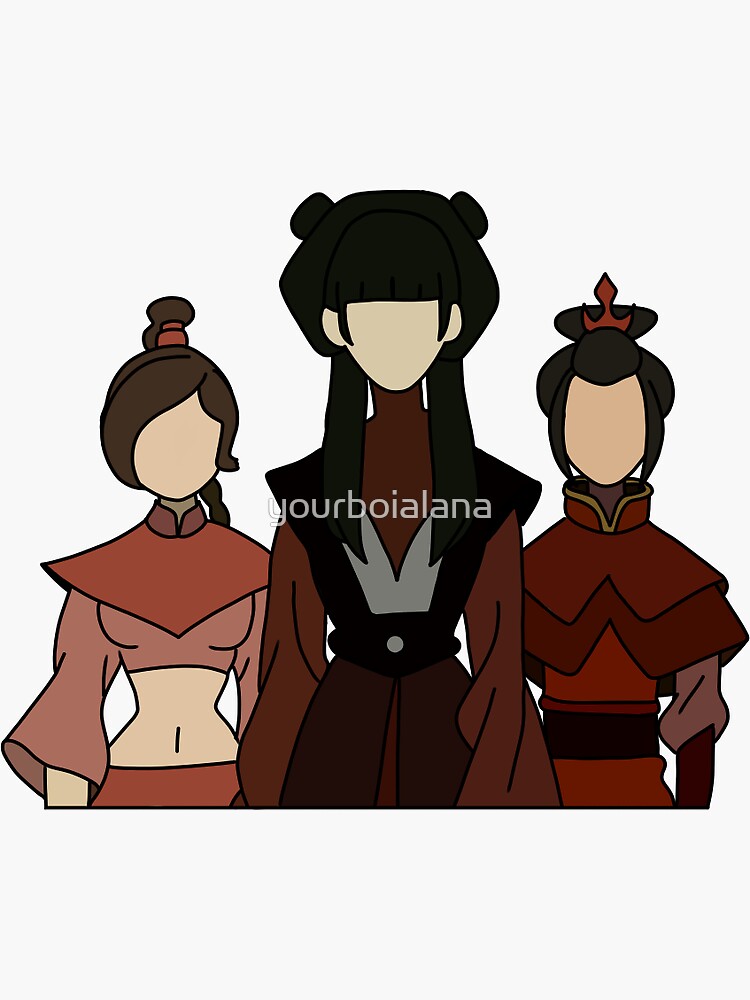 "Team Azula" Sticker for Sale by yourboialana | Redbubble