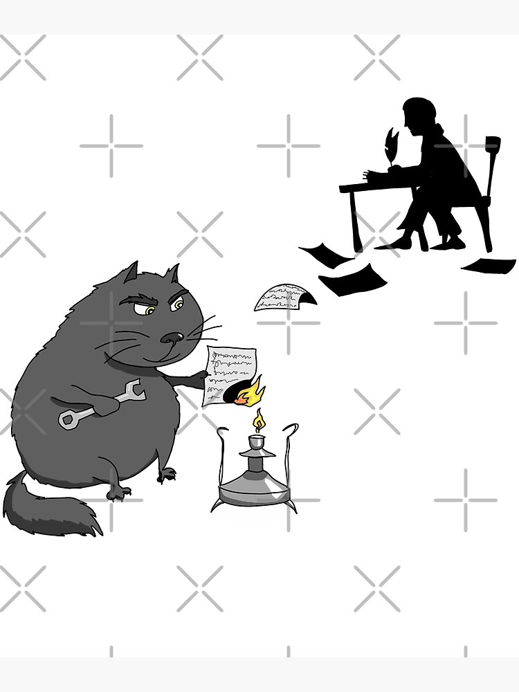 "Manuscripts don't burn - The Master & Cat Behemoth - Funny Mikhail ...