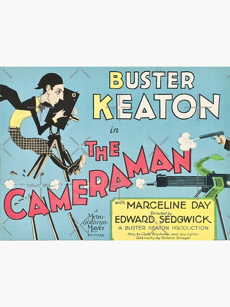 Impression photo « The Camera Man - Affiche du film vintage Buster ...