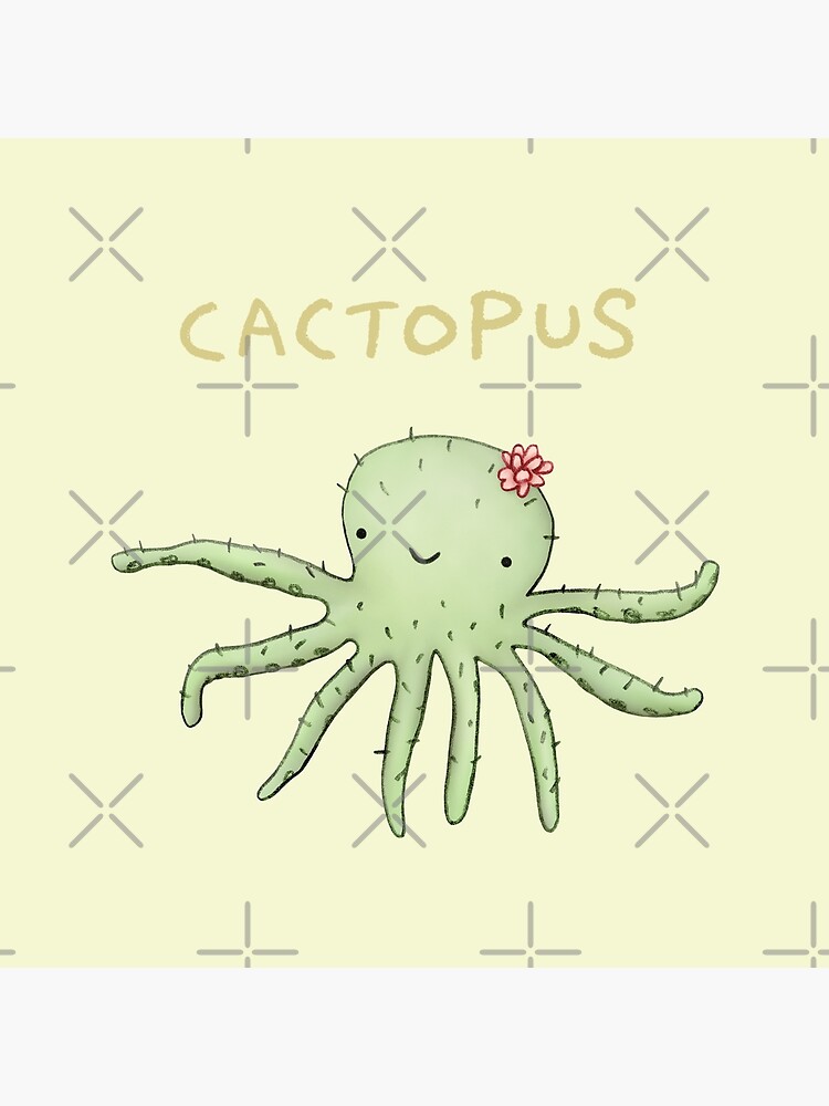 "Cactopus" Poster by SophieCorrigan | Redbubble