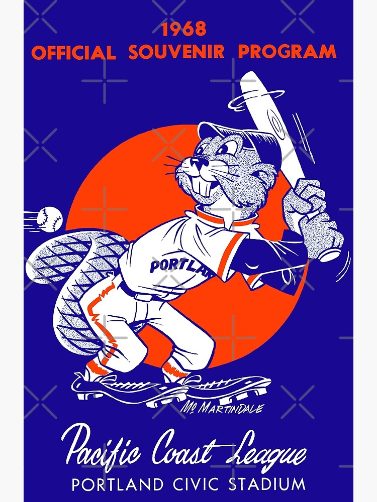 "1968 Portland Beavers " Canvas Print by DPDArtworks | Redbubble