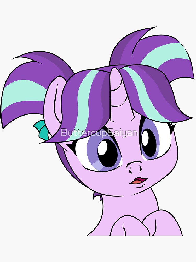 "Starlight Glimmer goes oooo" Sticker by ButtercupSaiyan | Redbubble