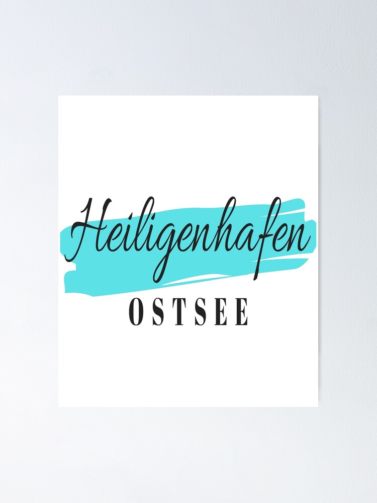 " Schleswig-Holstein" Poster by Bernsteinhaus | Redbubble