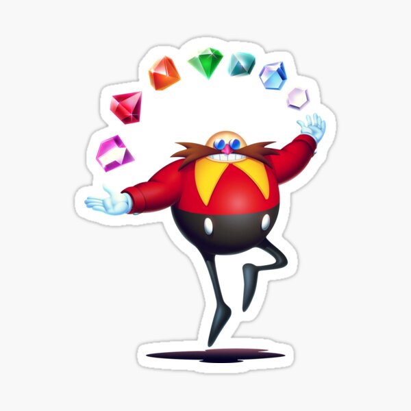 Dr Eggman Stickers | Redbubble