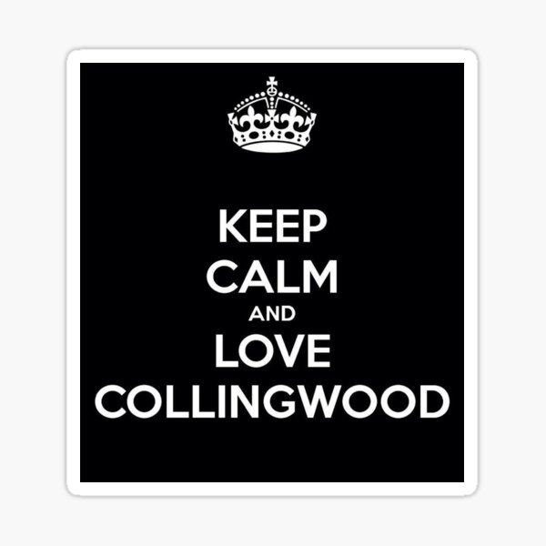 "Keep calm and love collingwood - AFL - CFC" Sticker by euror-design ...