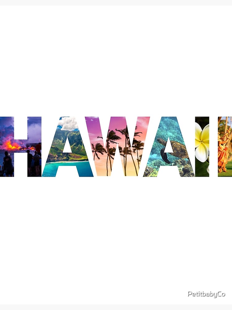"Hawaii. Aloha.Mahalo" Canvas Print for Sale by PetitbabyCo | Redbubble