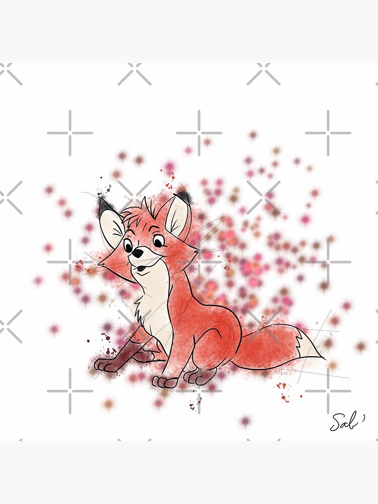"Rox the fox" Sticker by neigeternelle | Redbubble