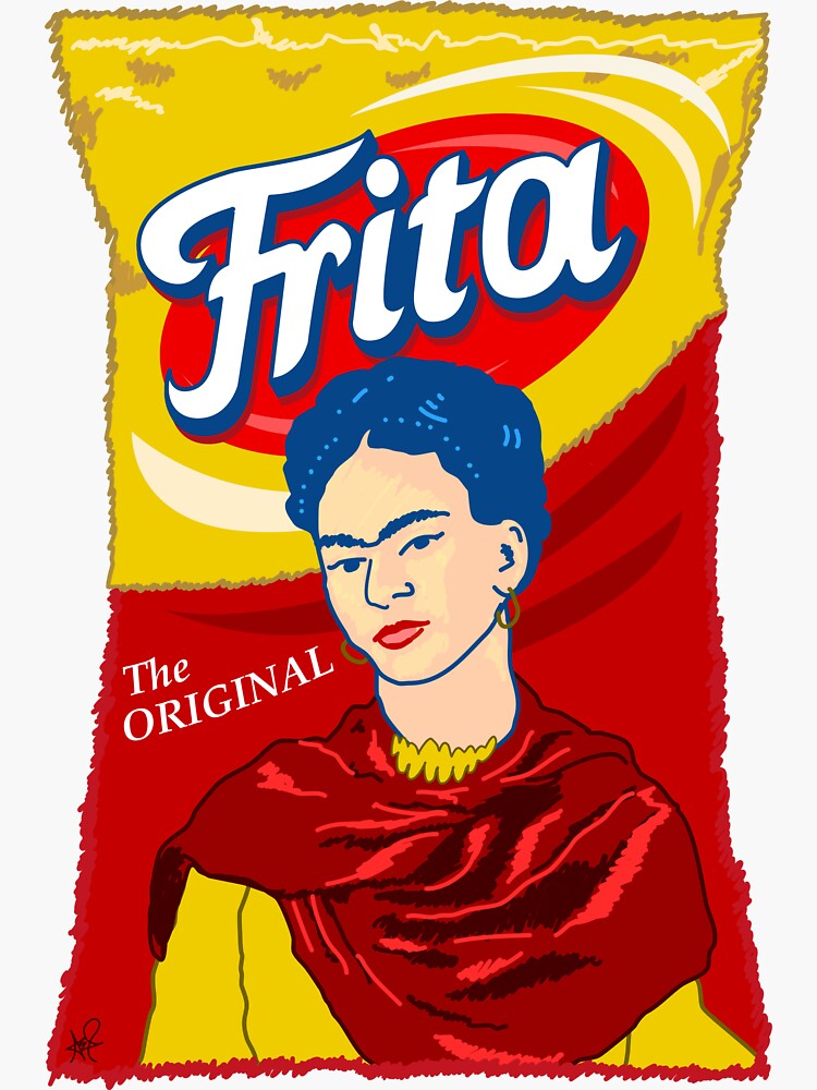 "Frita" Sticker for Sale by apadilladesign | Redbubble