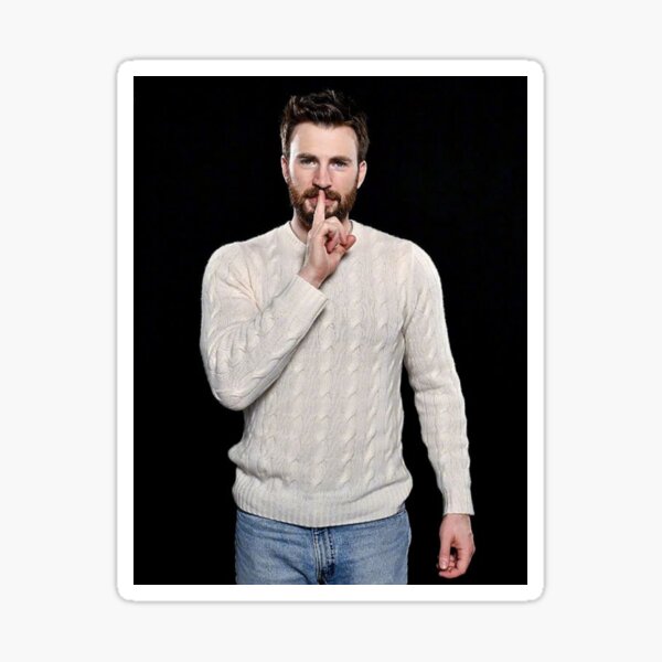 "chris evans" Sticker by shinta11 | Redbubble