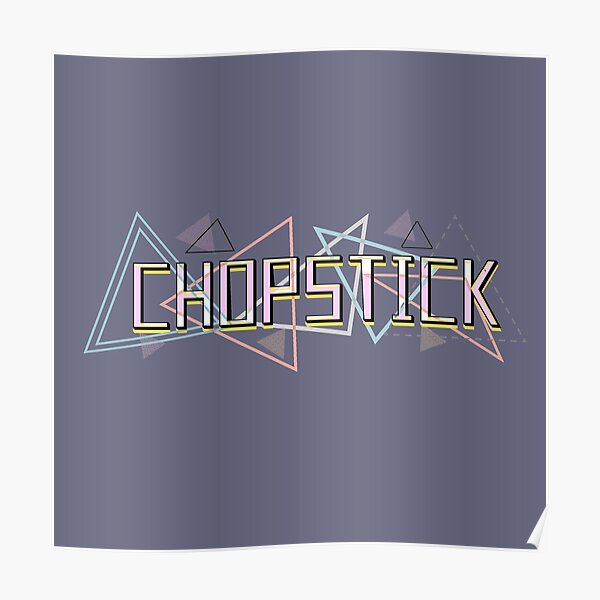"Chopstick Pole Trick Triangle Shape" Poster by PoledanceTee | Redbubble