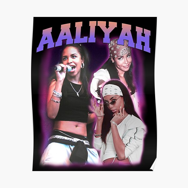 Aaliyah Posters | Redbubble