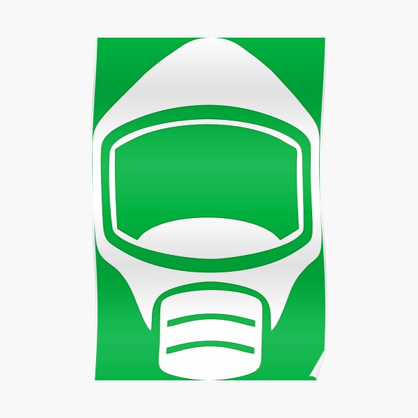 "Emergency Escape Mask (or Smoke Hood, or Gas Mask) Sign" Poster for ...