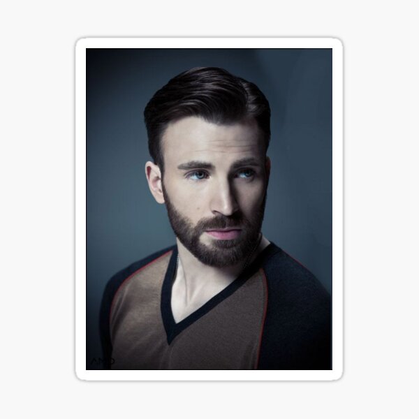 "chris evans" Sticker for Sale by zulfi15 | Redbubble