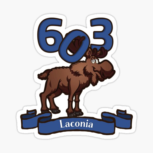 " Das New Hampshire 603 Moose Design ist perfekt für NH-Bewohner ...