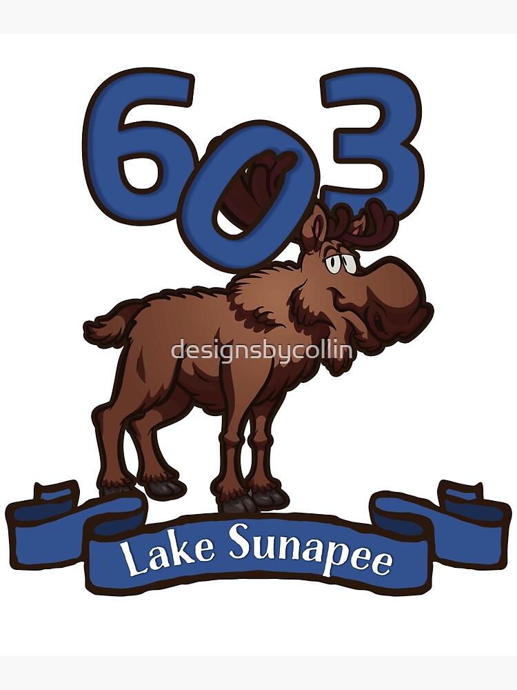 " Das New Hampshire 603 Moose Design ist perfekt für NH-Bewohner ...