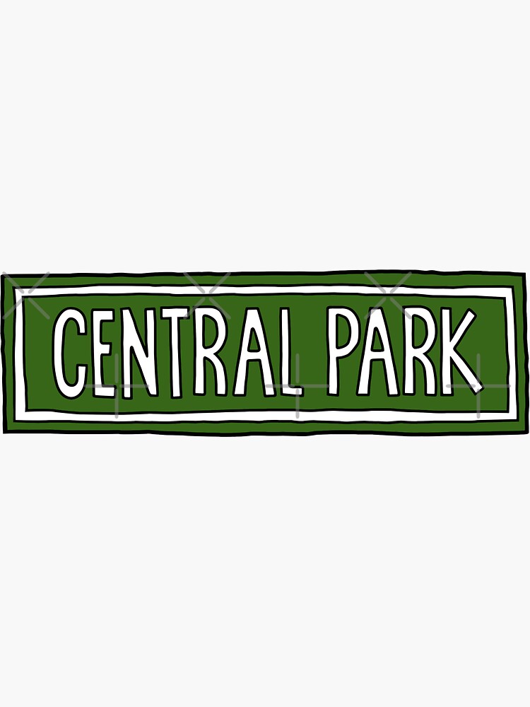 "Central Park" Sticker for Sale by davidmm99 | Redbubble