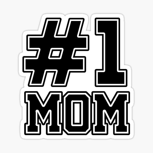 "# 1 MOM " Sticker for Sale by Filalidesign | Redbubble