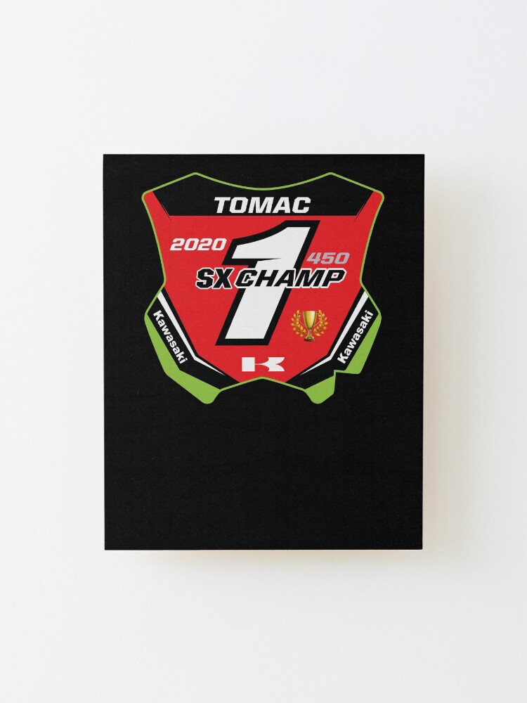 "Eli Tomac Supercross 2020 Champion ET3 RED Number Plate" Mounted Print ...