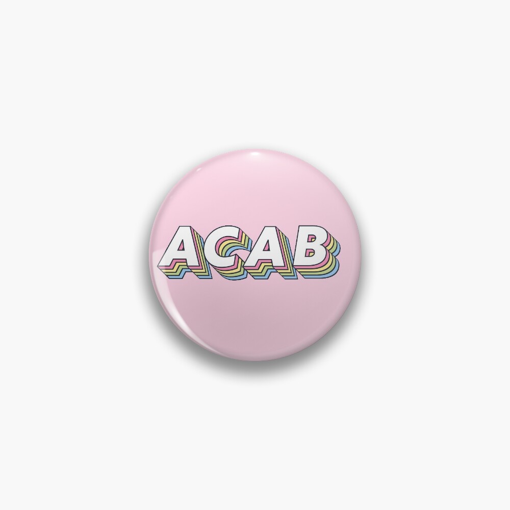 "ACAB rainbow" Pin for Sale by Robin- | Redbubble